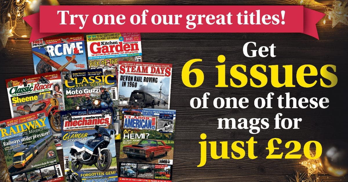 Treat someone special with a subscription for just £20! | Classic Dirt ...